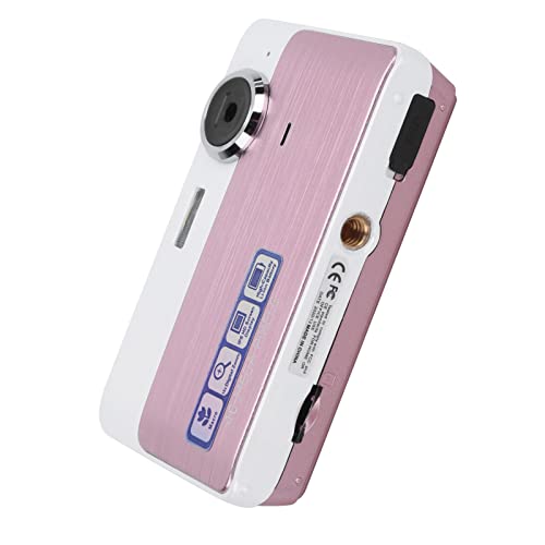 Camera Mini Portable 40MP Digital Camera 2.4 Inch IPS Screen Mini Video Camera with 16x HD Digital Zoom 32GB Video Camera (Blue) (Color : Pink)