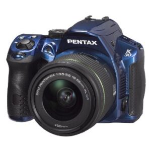 Pentax K-30 lens kit blue w DA 18-55WR Weather-Sealed 16 MP CMOS Digital SLR with DA 18-55mm and 3-Inch LCD Screen