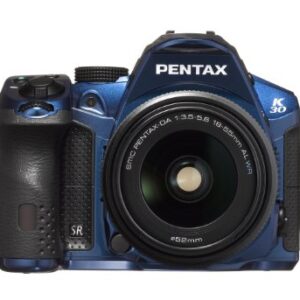 Pentax K-30 lens kit blue w DA 18-55WR Weather-Sealed 16 MP CMOS Digital SLR with DA 18-55mm and 3-Inch LCD Screen