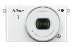 nikon 1 j4 digital camera with 1 nikkor 10-30mm f/3.5-5.6 pd zoom lens (white) (discontinued by manufacturer)