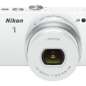 Nikon 1 J4 Digital Camera with 1 NIKKOR 10-30mm f/3.5-5.6 PD Zoom Lens (White) (Discontinued by Manufacturer)