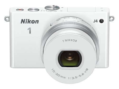 Nikon 1 J4 Digital Camera with 1 NIKKOR 10-30mm f/3.5-5.6 PD Zoom Lens (White) (Discontinued by Manufacturer)