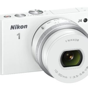 Nikon 1 J4 Digital Camera with 1 NIKKOR 10-30mm f/3.5-5.6 PD Zoom Lens (White) (Discontinued by Manufacturer)