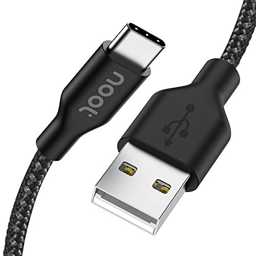 noot products - Charger Cable for Motorola Moto g Stylus 5G,One 5G,One 5G Ace,G100,G Play,G Power,G Fast,Edge,G7 Plus,G7 Play,Edge Plus,RAZR,- Braided 6FT USB C to A Fast Charging Cord