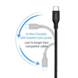 noot products - Charger Cable for Motorola Moto g Stylus 5G,One 5G,One 5G Ace,G100,G Play,G Power,G Fast,Edge,G7 Plus,G7 Play,Edge Plus,RAZR,- Braided 6FT USB C to A Fast Charging Cord