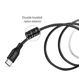 noot products - Charger Cable for Motorola Moto g Stylus 5G,One 5G,One 5G Ace,G100,G Play,G Power,G Fast,Edge,G7 Plus,G7 Play,Edge Plus,RAZR,- Braided 6FT USB C to A Fast Charging Cord