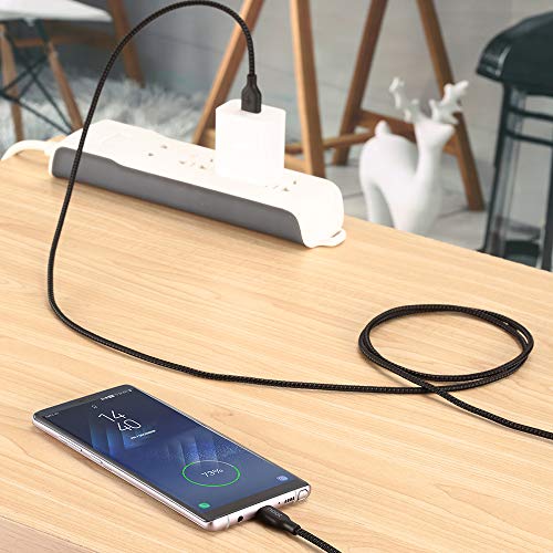 noot products - Charger Cable for Motorola Moto g Stylus 5G,One 5G,One 5G Ace,G100,G Play,G Power,G Fast,Edge,G7 Plus,G7 Play,Edge Plus,RAZR,- Braided 6FT USB C to A Fast Charging Cord