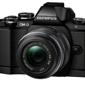 Olympus OM-D E-M10 Mirrorless Digital Camera with 14-42mm F3.5-5.6 Lens (Black)