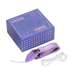 HD Kids Camera, Dual Lens Pink Kids Digital Camera MP3 Player for Travelling