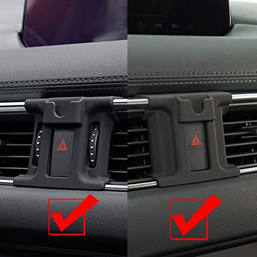 BEHAVE Phone Holder fit for cx5 Mazda,Adjustable Air Vent Phone Holder,Mazda Car Holds Mount fit for Cx-5 2017-2022,Car Phone Mount for Smartphone,Note:not fit for 2016 CX-5