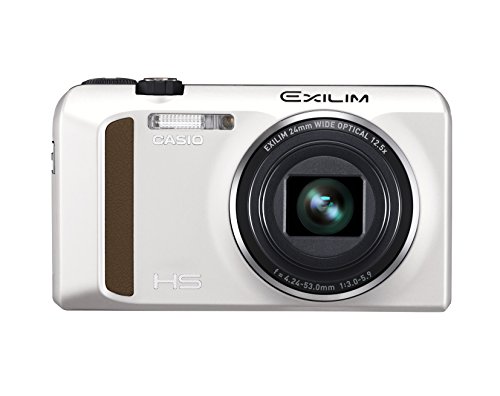 Casio High Speed Exilim Ex-ZR400 Digital Camera White EX-ZR400WE - International Version (No Warranty)