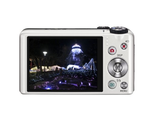 Casio High Speed Exilim Ex-ZR400 Digital Camera White EX-ZR400WE - International Version (No Warranty)