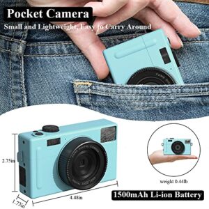 CEDITA Digital Camera Vlogging Camera 24MP Full HD 1080P Digital Camera with 3 Inch IPS Screen Camera 4X Digital Zoom Vlog Camera G13 0