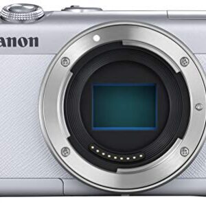 Canon EOS M200 Mirrorless Digital Camera (International Model) (White)