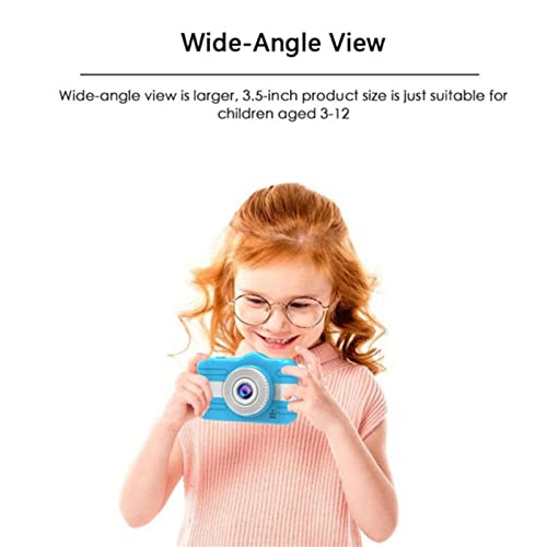 Kids HD Digital Camera - Children Camera 3.5Inch Screen Rechargeable Front and Back Double Lens 2MP for Boys Girls 3-10 Year Old