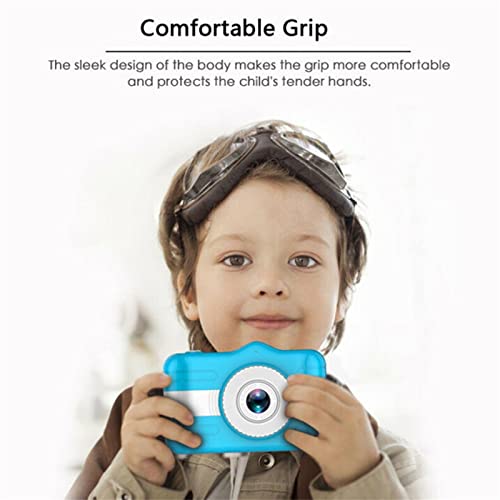 Kids HD Digital Camera - Children Camera 3.5Inch Screen Rechargeable Front and Back Double Lens 2MP for Boys Girls 3-10 Year Old