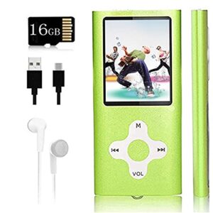 mp3 player,music player with a 16 gb memory card portable digital music player/video/voice record/fm radio/e-book reader/photo viewer/1.8 lcd