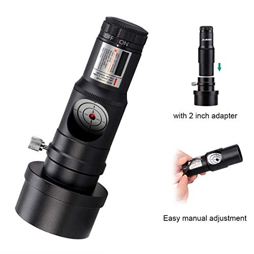 SVBONY SV121 Red Laser Collimator, Adjustable 1.25 inch Collimation Eyepiece, with 2 inches Adapter, Telescope Accessory for Newtonian Dobsonian Marca Telescope