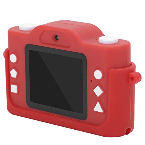 Santa Claus Digital Camera, Digital Camera for Children, Santa Claus 40mp Front Rear Dual Camera Kid Camera Small Video Recorder with MP3 Red