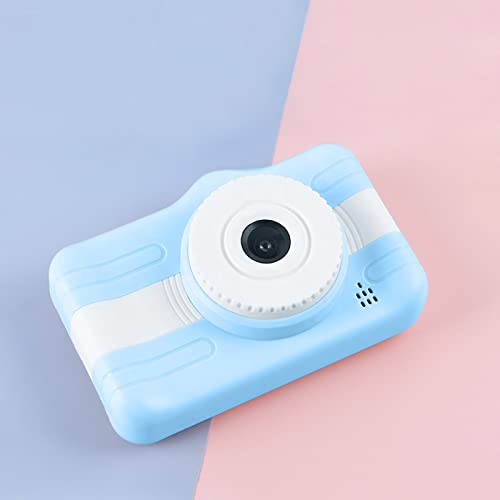 1080p Front Rear Dual Cameras Digital Camera for Kids Photography Video Durable Easy to Use Video Selfie Record Life Digital Camera Digital Action Camera Students Teens, Blue