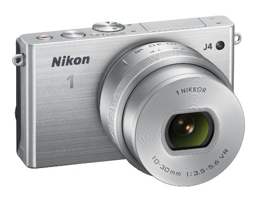 Nikon 1 J4 Digital Camera with 1 NIKKOR 10-30mm f/3.5-5.6 PD Zoom Lens (Silver) (Discontinued by Manufacturer)