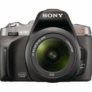 Sony Alpha A380L 14.2 MP Digital SLR Camera with Super SteadyShot INSIDE Image Stabilization and 18-55mm Lens