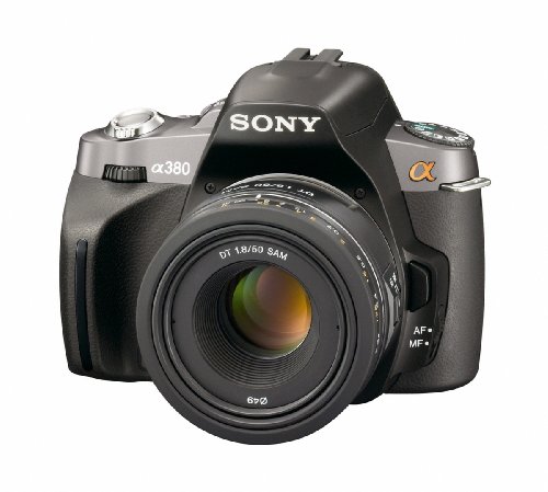 Sony Alpha A380L 14.2 MP Digital SLR Camera with Super SteadyShot INSIDE Image Stabilization and 18-55mm Lens