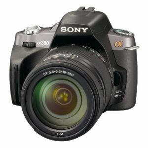 Sony Alpha A380L 14.2 MP Digital SLR Camera with Super SteadyShot INSIDE Image Stabilization and 18-55mm Lens