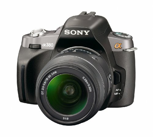 Sony Alpha A380L 14.2 MP Digital SLR Camera with Super SteadyShot INSIDE Image Stabilization and 18-55mm Lens