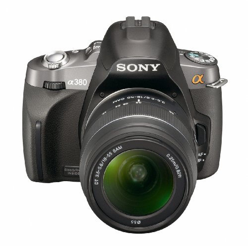 Sony Alpha A380L 14.2 MP Digital SLR Camera with Super SteadyShot INSIDE Image Stabilization and 18-55mm Lens