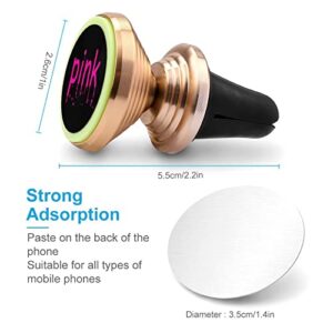 I Love Pink Super Strong Magnet Car Phone Holder Mount Air Vent Compatible with All Smart Phones and Tablets