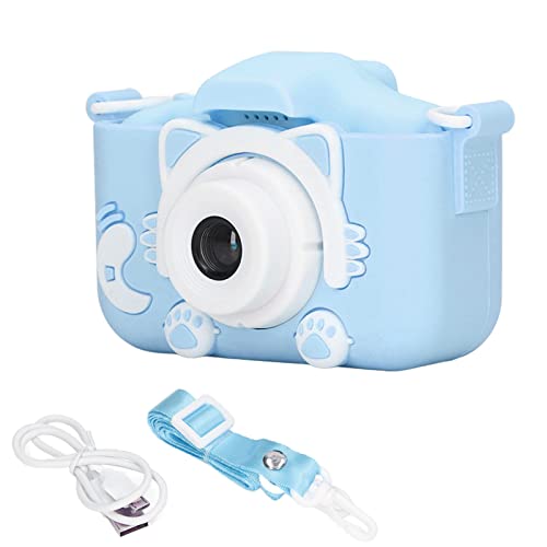 Children Camera, Auto Focus 32GB Kids Camera Quakeproof 2000W Pixels for Birthday Gift(Blue)