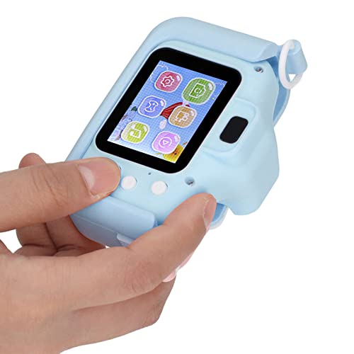 Kids Camera, 2000W Pixels Auto Focus Quakeproof Children Camera TF Card for Christmas(Blue)