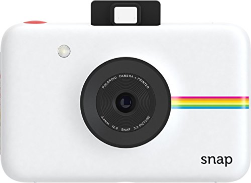 Zink Polaroid Snap Instant Digital Camera (White) with ZINK Zero Ink Printing Technology