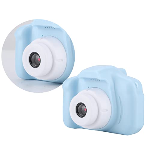 Children Camera,X2 Mini Portable 2 Inch 800W Pixel HD 1080P 30fps IPS Color Screen 4X Digital Zoom Children's Digital Camera,Support 32G Memory Card (Blue)