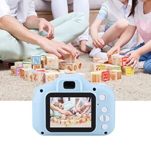 Children Camera,X2 Mini Portable 2 Inch 800W Pixel HD 1080P 30fps IPS Color Screen 4X Digital Zoom Children's Digital Camera,Support 32G Memory Card (Blue)