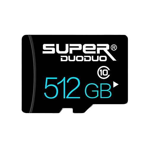 512GB Micro SD Card Class 10 Memory Card Fast Speed TF Card for Android Smartphone,Digital Camera,Tablet,Surveillance and Drone