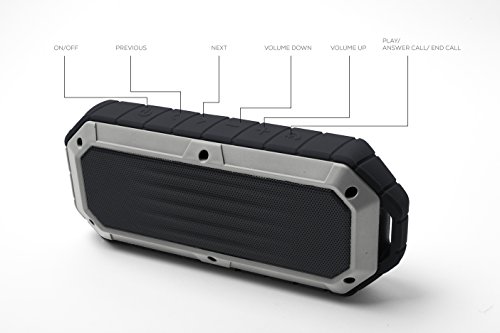 iJoy Beach Bomb IP66 Waterproof Shockproof Portable Bluetooth Speaker - Indigo (IND)