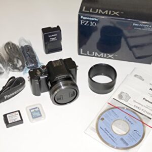 Panasonic Lumix DMC-FZ10K 4MP Digital Camera with 12x Optical Zoom (Black)