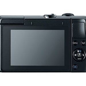 Canon EOS M100 Mirrorless Camera w/ 15-45mm Lens & 55-200mm Lens - Wi-Fi, Bluetooth, and NFC enabled (Black)