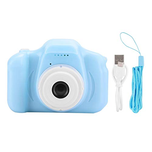 Kids Camera, Digital Selfie Camera Gifts Video Camera Cute for Girls Age 3-9(Blue)