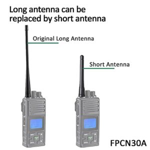 Walkie Talkie Short Antenna with SMA-Female, 3.4 inch Elastic Antenna for Two Way Radio UHF 400-480MHz, Compatible with Samcom FPCN30A/ FPCN10A (6pcs)