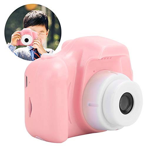 Portable Kids Camera Mini Children Kid Camera Digital Video Rechargeable Camera Toy with 2.0 Inch TFT Color Screen(Pink)