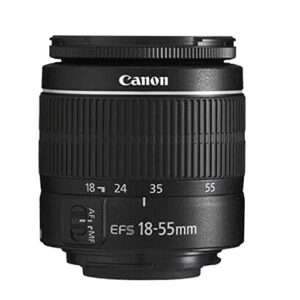 Canon EOS 2000D (Rebel T7) DSLR Camera w/18-55mm F/3.5-5.6 Zoom Lens + EF 75-300mm f/4-5.6 III Lens + 420-800mm f/8.3 HD Lens + 2X 64GB Memory + Case + Filters + Tripod + More (35pc Bundle)