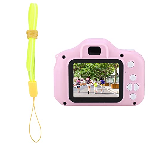 X2 Mini Portable X2 Mini Portable 2.0 Inch IPS Color Screen Children's Digital Camera HD 1080P Camera(Blue) (Pink)