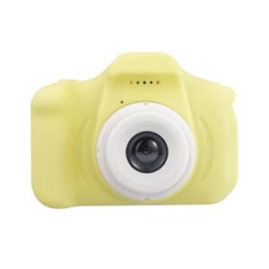 vgoly x2s 2.0 inch lcd screen mini children camera digital camera, for:800w single camera+32g+card reader+cartoon sticker (color : yellow)