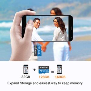 TOPESEL 128GB Micro SD Card SDXC Memory Cards UHS-I TF Card Class 10 for Camera/Phone/Galaxy/Drone/Dash Cam/GOPRO/Tablet/PC/Computer(1 Pack U1 128GB)