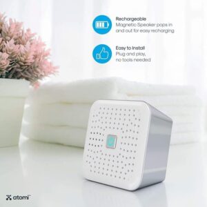 Atomi Removable Magnetic Bluetooth Speaker Showerhead