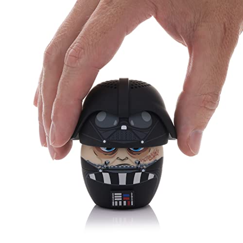 Bitty Boomers Star Wars Darth Vader with Removable Helmet Bluetooth Speaker, Multicolor