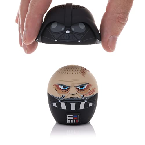 Bitty Boomers Star Wars Darth Vader with Removable Helmet Bluetooth Speaker, Multicolor